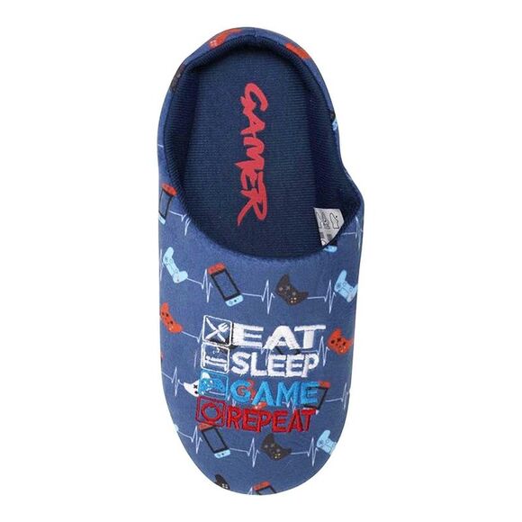 Floso | Shoes | Floso Mens Gamer Game Controller Mule Slippers Blue ...